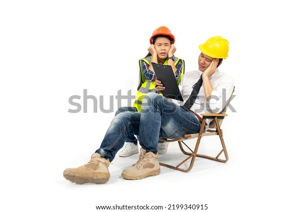 Two Diversity Logistic Worker Man Woman Stock Photo 2199340915 ...