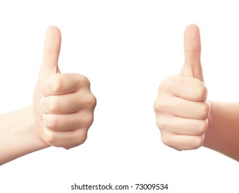 Stock Vector Two Thumbs Stock Vector (Royalty Free) 67781350