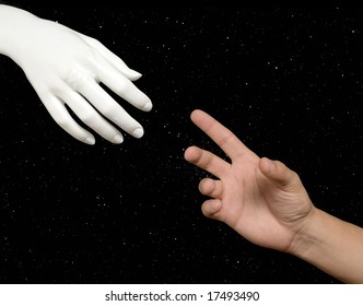 288 Fingers almost touching Images, Stock Photos & Vectors | Shutterstock