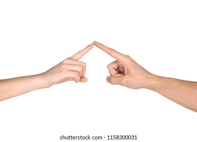 Two Hands Gestures Stock Photo (Edit Now) 1158300031