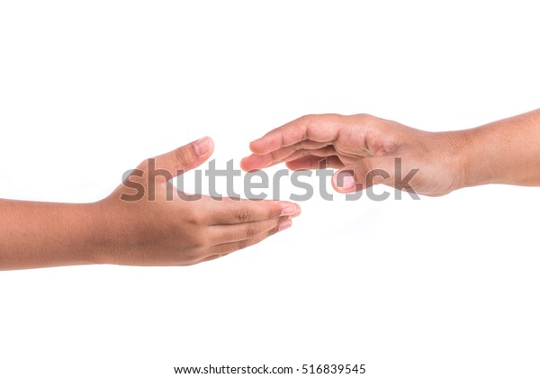 Two Hands Try Reach Help Concept Stock Photo 516839545 | Shutterstock