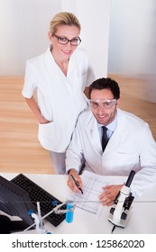 Two Lab Technicians Work Laboratory Stock Photo 125862020 | Shutterstock