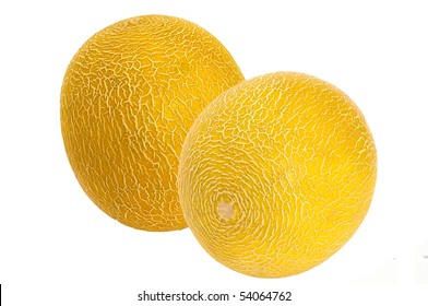 Two Melons Isolated Stock Photo 54064762 | Shutterstock
