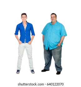 Two Men Different Complexion Isolated On Stock Photo 640122070 ...