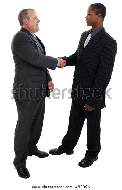 Two Men Suits Shaking Hands Shot Stock Photo 485096 | Shutterstock