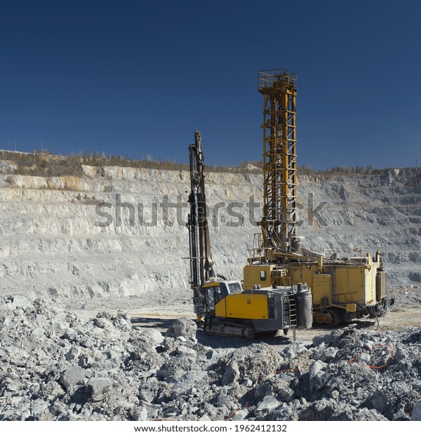 Two Mining Drilling Rigs Old New Stock Photo 1962412132 | Shutterstock