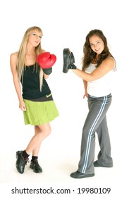 Two Models On Boxing Stock Photo 19980109 | Shutterstock