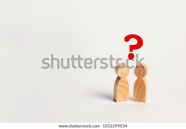 Two People Looking Answer Question Consultation Stock Photo (Edit Now ...