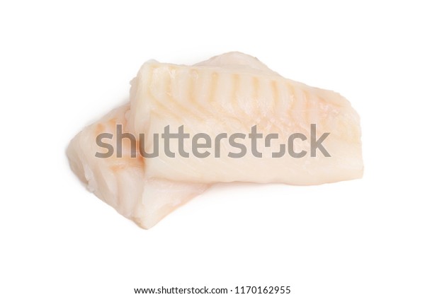 Two Piece Raw Cod Fish On Stock Photo (Edit Now) 1170162955