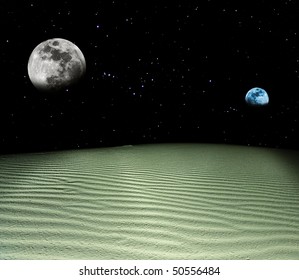 Two Planets Space Stock Photo 50556484 | Shutterstock