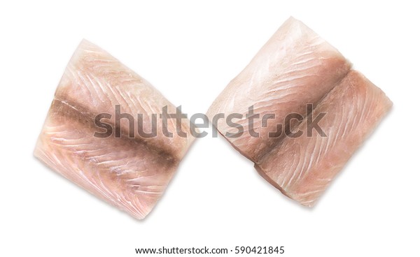 Two Portion Fresh Fish Fillets Mahi Stock Photo (Edit Now) 590421845