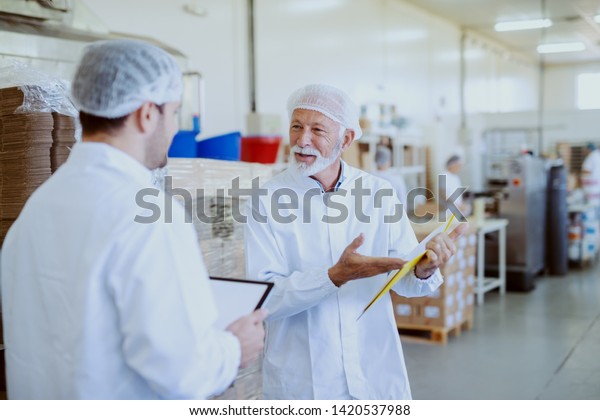 Two Quality Control Workers Sterile White Stock Photo 1420537988 ...