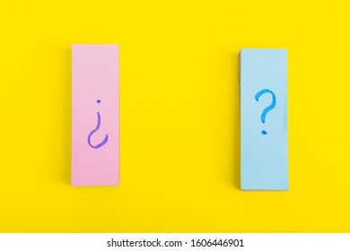 Two Question Mark Posters Written Reminders Stock Photo 1606446901 ...