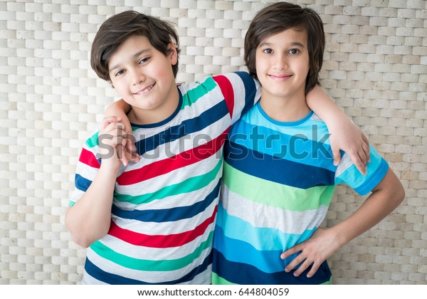 Two Siblings Nice Background Stock Photo 644804059 | Shutterstock