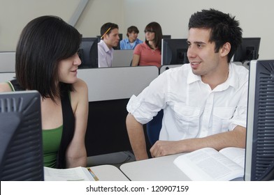 2,435 Two Students Talking In The Classroom Images, Stock Photos ...
