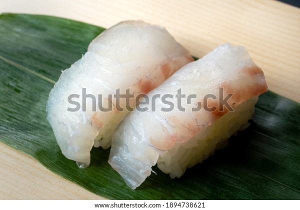 Two Sushi Rawred Snapper Sushi Red Stock Photo 1894738621 | Shutterstock