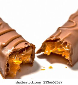 Close-up Shot Two Twix Bars One AI-generated image 2379286695 ...
