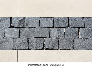 Two Types Pavement Surfaces Smooth Tactile Stock Photo 2013830168 ...