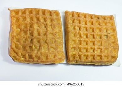 Two Waffle Squares Stock Photo 496250815 | Shutterstock