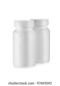 Two White Plastic Containers Stock Photo 97693592 | Shutterstock