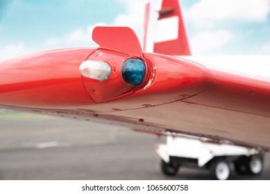 Two Wing Position Light Small Airplane Stock Photo 1065600758 ...