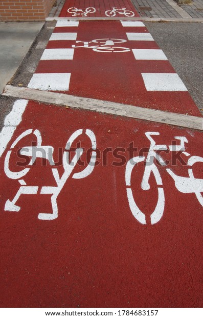 Type Signage Cycle Path Stock Photo 1784683157 | Shutterstock