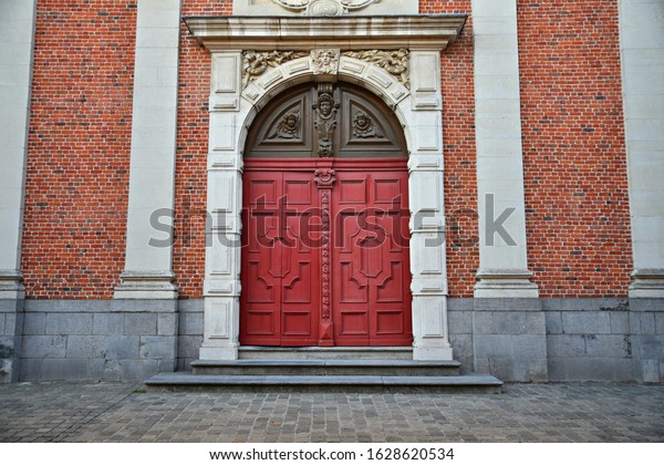 Typical Gothic Architecture Brick Facade Arched Stock Photo 1628620534 ...