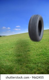2,987 Rolling Tires Images, Stock Photos & Vectors | Shutterstock