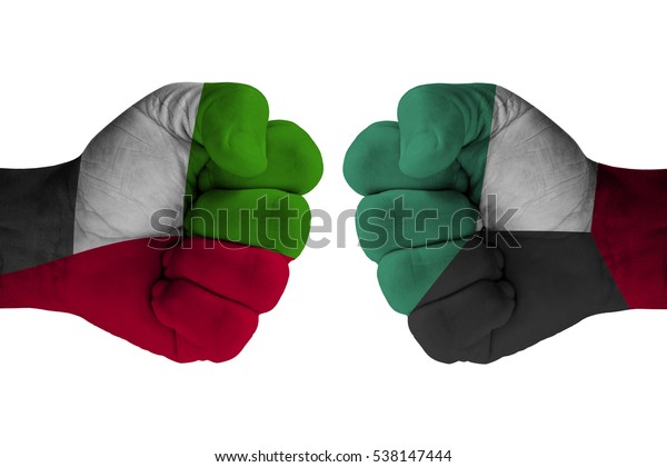 Uae Vs Kuwait Stock Photo 538147444 | Shutterstock