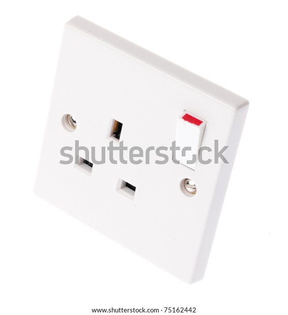Uk Plug Socket Switch On Postion Stock Photo 75162442 | Shutterstock
