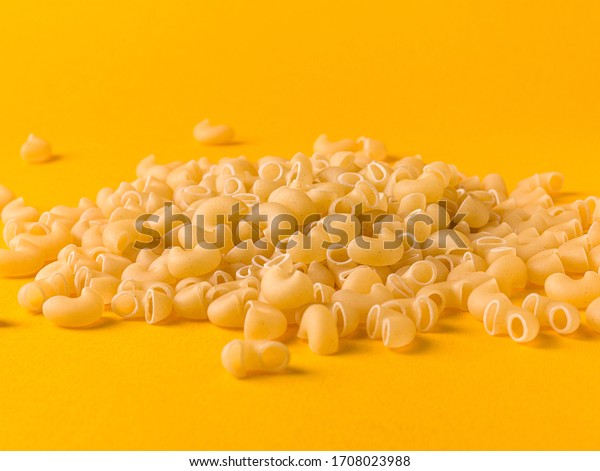 Uncooked Macaroni Elbow Shape Pasta White Stock Photo 1708023988 ...