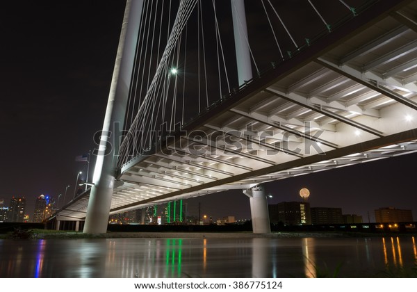 under a bridge arcroos the trinity river in Dallas Texas