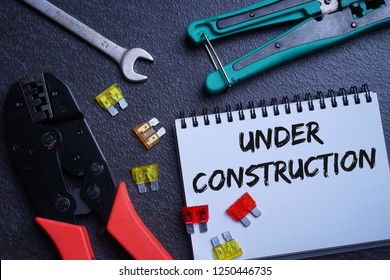Under Construction Concept Tools Under Construction Stock Photo ...