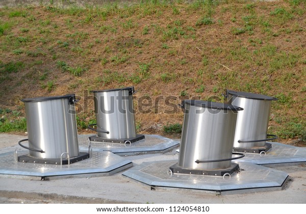 Underground Garbage Containers Stock Photo 1124054810 | Shutterstock