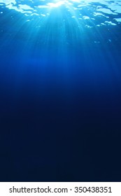 Underwater Blue Background Sea Stock Photo 1297285003 | Shutterstock