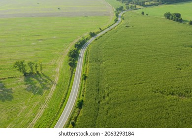 Undulating Terrain Covered Arable Fields Meadows Stock Photo 2063293184 ...