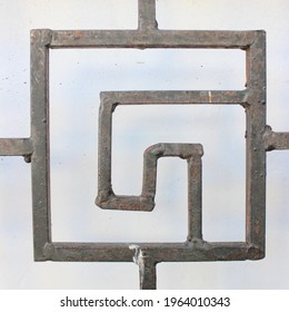 Unidirectional Pattern White Background Stock Photo 1964010343 ...