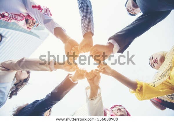 Unify Collaboration Work Group Multirace Team Stock Photo (Edit Now ...