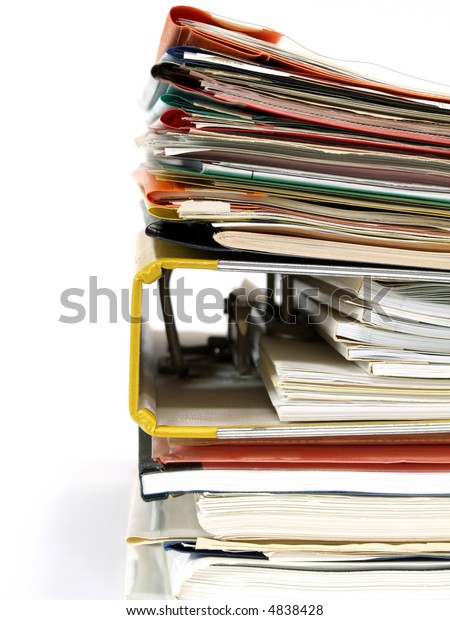 Unorganized Stack Documents Stock Photo (Edit Now) 4838428