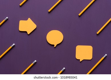 Unwritten Yellow Postit Notes Different Shapes Stock Photo (Edit Now ...
