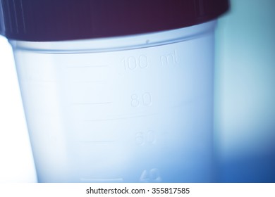 Urine Sample Plastic Beaker Urine Testing Stock Photo 355817585 ...