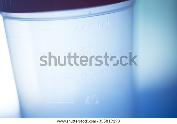 Urine Sample Plastic Beaker Urine Testing Stock Photo 355819193 ...