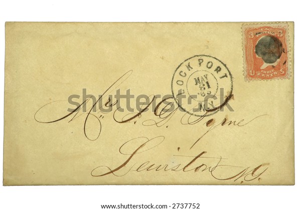 Us Postal Envelope 3 Cent Washington Stock Photo (Edit Now) 2737752