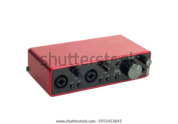 Usb Audio Interface Two Xlr Inputs Stock Photo 1955453641 | Shutterstock
