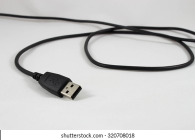 Usb Cable White Background Stock Photo 320708033 | Shutterstock