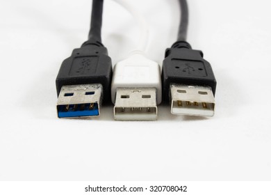 Usb Cable White Background Stock Photo 320708033 | Shutterstock