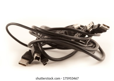 Usb Cables Three Different Sizes Mini Stock Photo 175953467 | Shutterstock