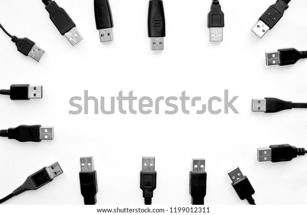 Usb Frames Form Frame Free Space Stock Photo 1199012311 | Shutterstock