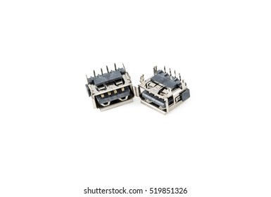 Usb Connector Chip Computer Port Isolated Stock Photo (Edit Now) 517013176