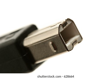 Closeup Socket Usb Cable Isolated On Stock Photo 125450009 | Shutterstock
